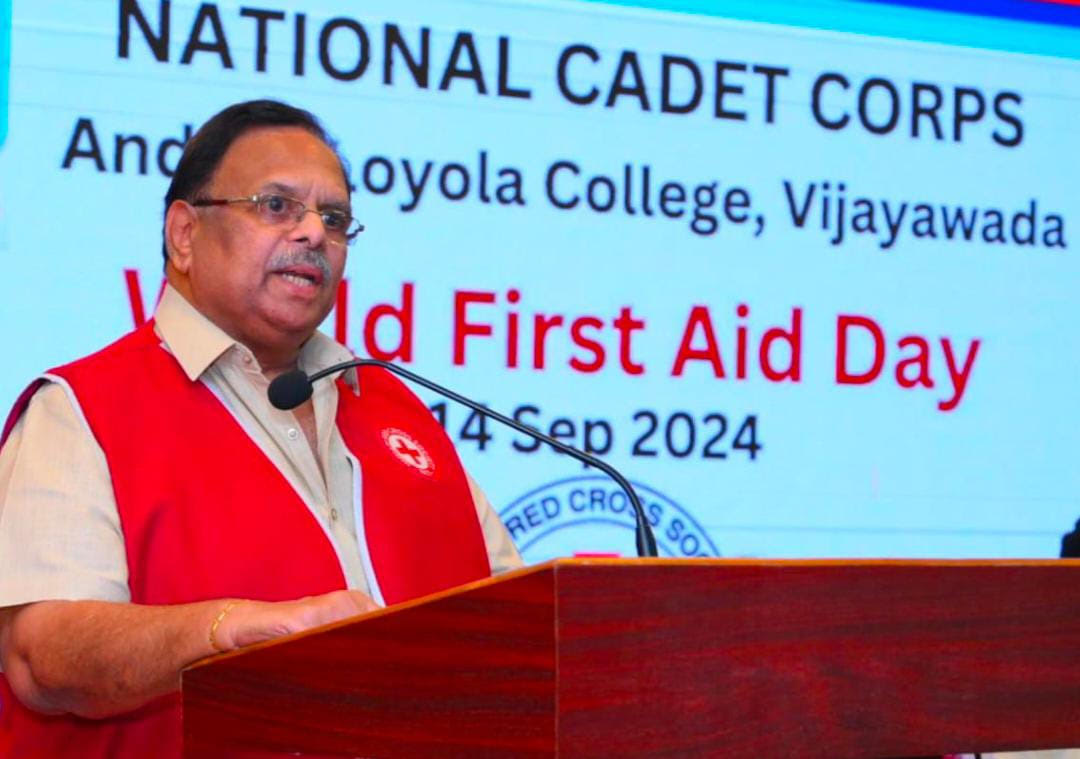 NCC and Red Cross observe World First Aid Day at Loyola College | The ...